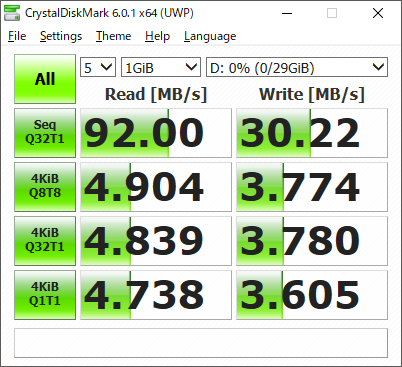 What is q and t in crystal disk mark - shoepag