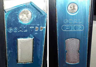 プッシュプルタイプの取っ手に内蔵されたGOALのシリンダー「D9/GCY109(GOAL)」を交換 - 鍵屋 キー助®｜口コミ・評判も掲載中。鍵交換 取付 開錠 修理 電子錠 ドアノブ・ドア ...