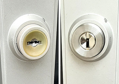 「LIX(TOSTEM)」の「UR(MIWA)」シリンダーを「916 YW-2(WEST)」へ交換 - 鍵屋 キー助®｜口コミ・評判も掲載中。鍵交換 取付 開錠 修理 電子錠 ドアノブ・ドア ...