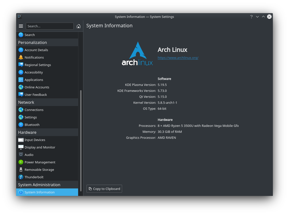 ThinkPad E495にArch Linuxをインストールしてみる - popnja’s blog