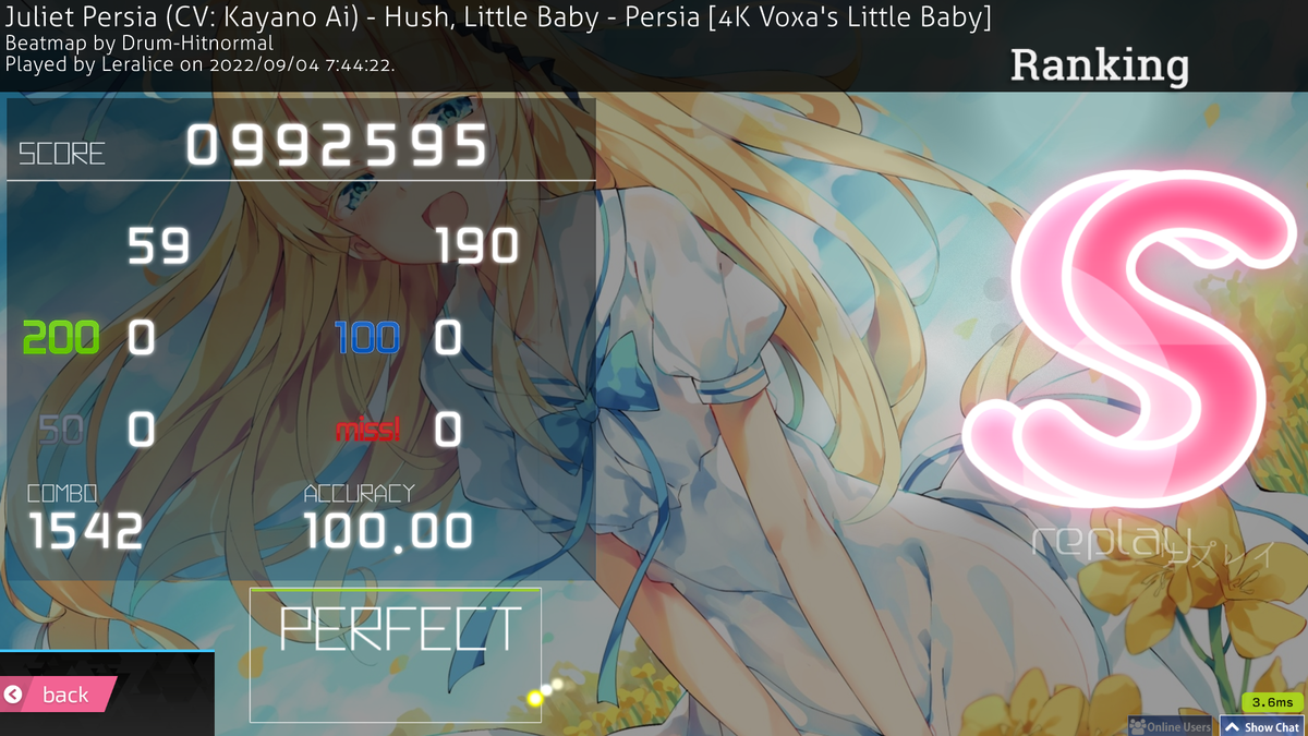 osu! Part20 ---Mania 1,000SS--- - いつかの死海文書