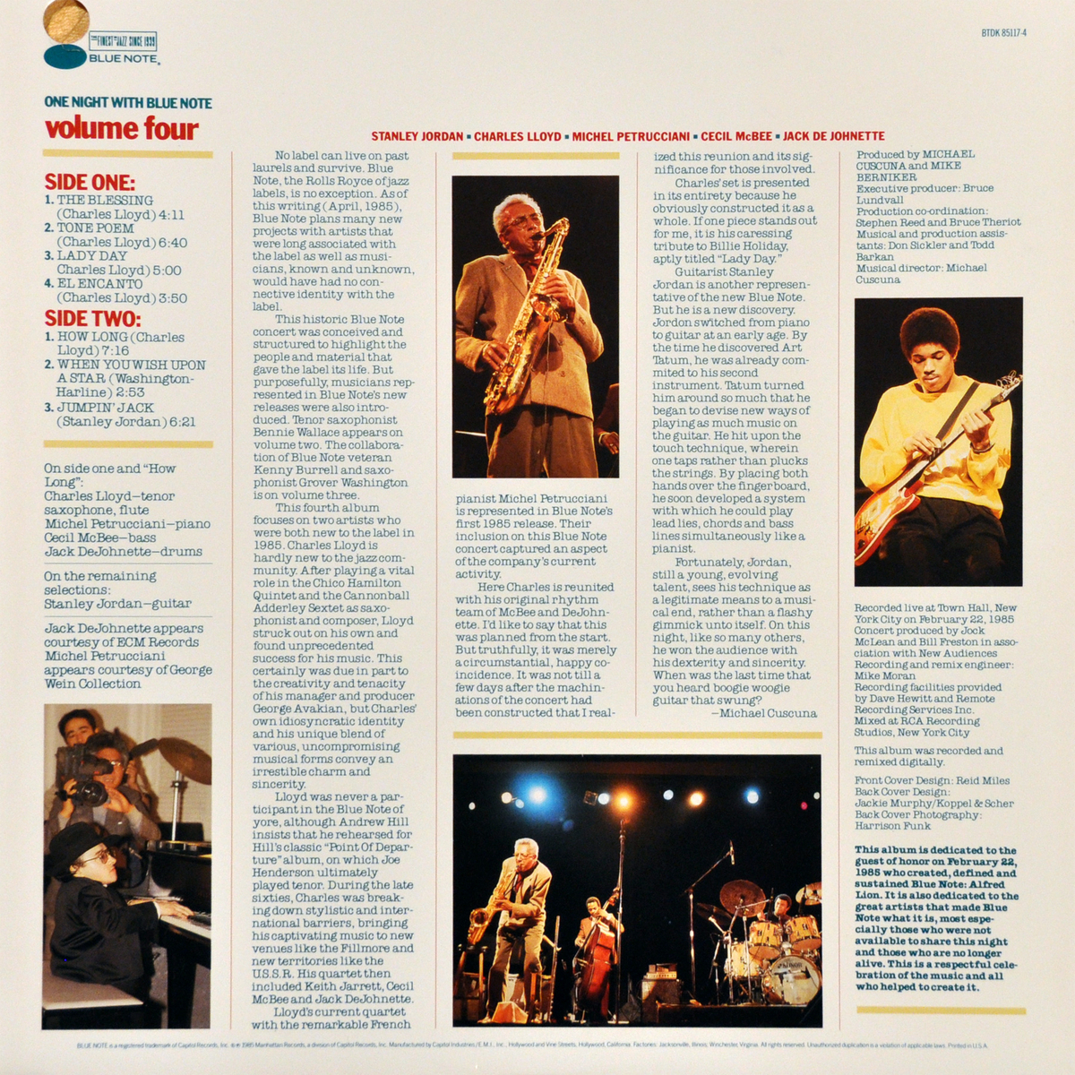 「One Night With Blue Note Vol. 4 (Blue Note BT-85116)」ニュースター達のお披露目 - 加持 ...
