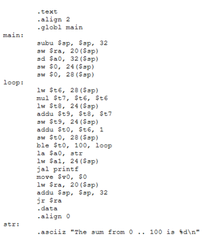 【QtSPIM】SPIMによる加算プログラムの実行 - 日記
