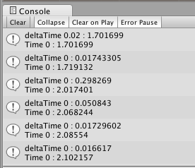 timeScaleに影響されない時間、unscaledDeltaTimeとunscaledTime【Unity】 - (:3[kanのメモ帳]