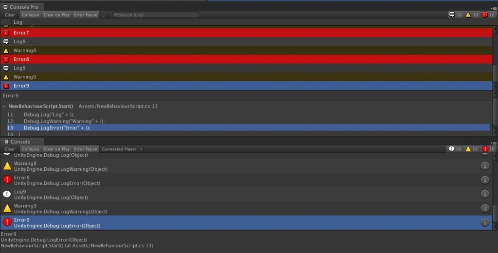「デバッグを簡単にして生産性を上げられる」と謳われているEditor Console Proを試してみた【Unity】【アセット】 - (:3[kanのメモ帳]