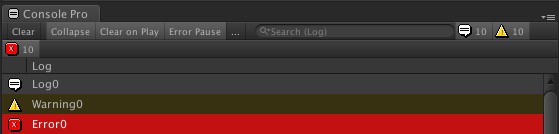 「デバッグを簡単にして生産性を上げられる」と謳われているEditor Console Proを試してみた【Unity】【アセット】 - (:3[kanのメモ帳]