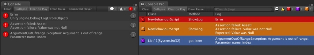 「デバッグを簡単にして生産性を上げられる」と謳われているEditor Console Proを試してみた【Unity】【アセット】 - (:3[kanのメモ帳]
