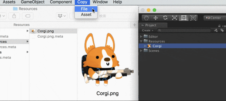 アセットのコピー(AssetDatabase.CopyAsset VS File.Copy)【Unity】【エディタ拡張】 - (:3[kanのメモ帳]