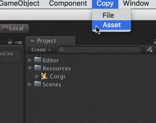 アセットのコピー(AssetDatabase.CopyAsset VS File.Copy)【Unity】【エディタ拡張】 - (:3[kanのメモ帳]