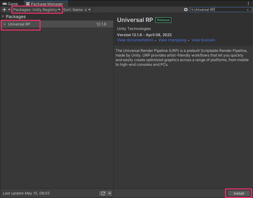 URP対応の2Dプロジェクトを作成する方法と既存2DプロジェクトをUPRに移行する方法【Unity】【URP】 - (:3[kanのメモ帳]