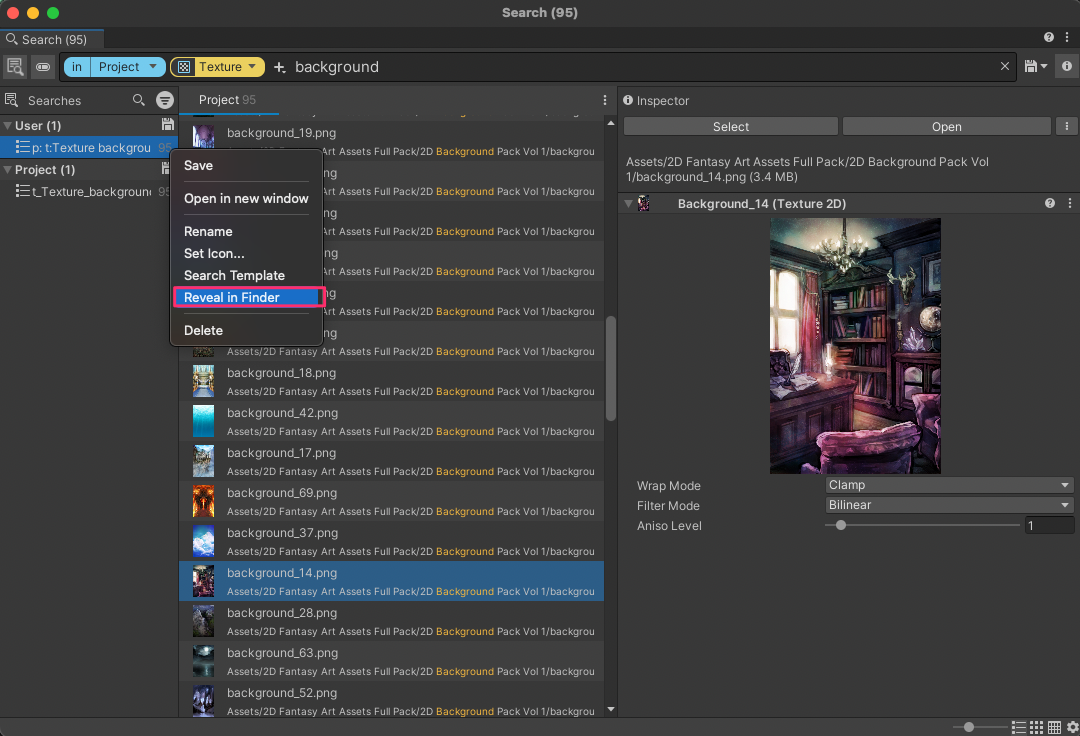 Unity Searchの検索内容を保存&共有する方法【Unity】【Unity Search】 - (:3[kanのメモ帳]
