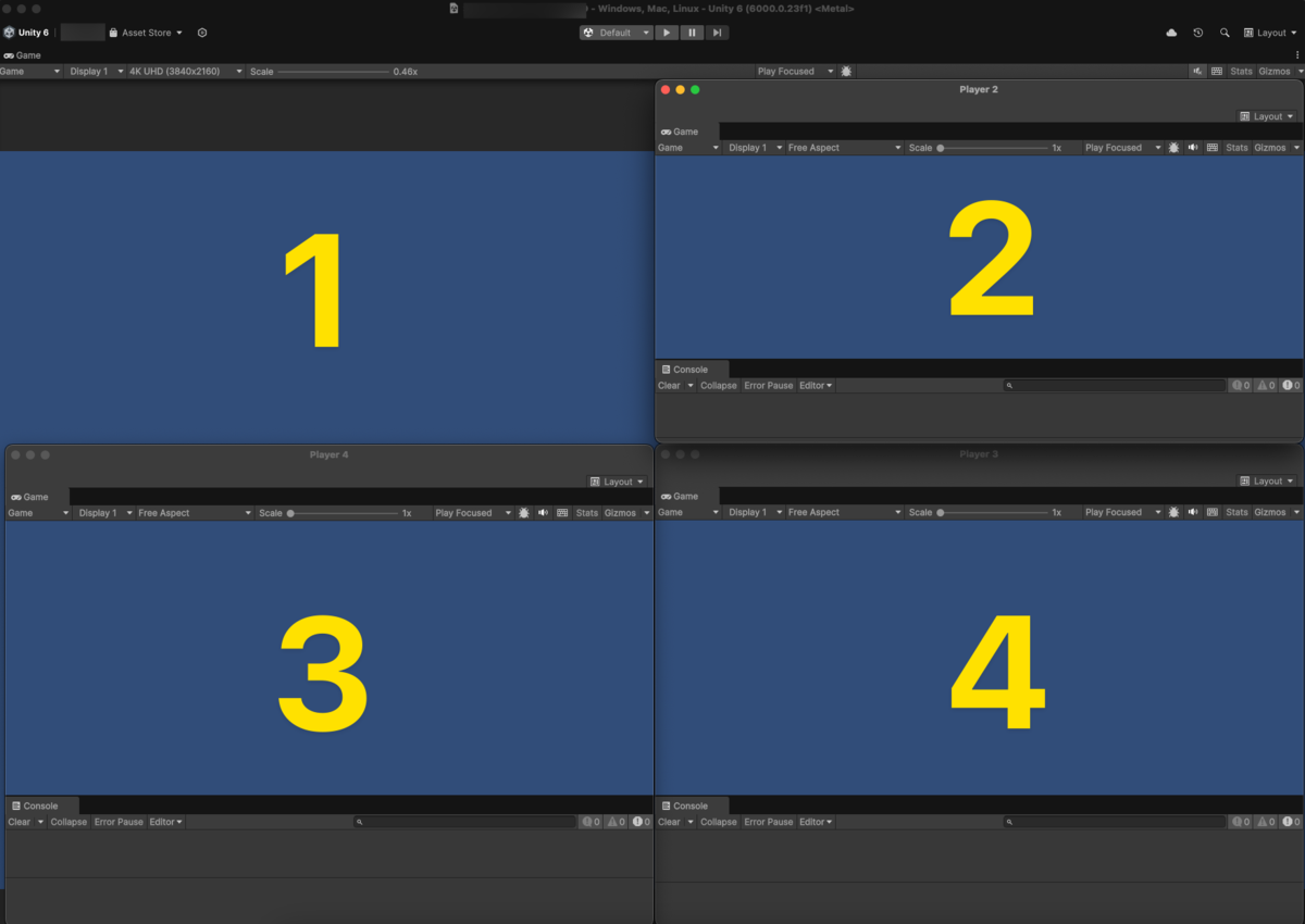PC1台(Unity1つ)でマルチプレイを簡単に確認出来る Multiplayer Play Modeの導入と使い方【Unity】 - (:3[kanのメモ帳]