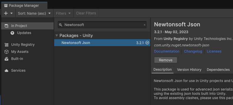 Newtonsoft.Json(Json.NET)をUnityで使う【Unity】 - (:3[kanのメモ帳]