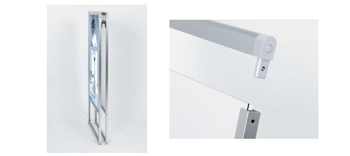 イベントや各種案内に!!折りたたみ式でコンパクトなポスタースタンド2374C レビュー!! - 看板装飾.comブログ