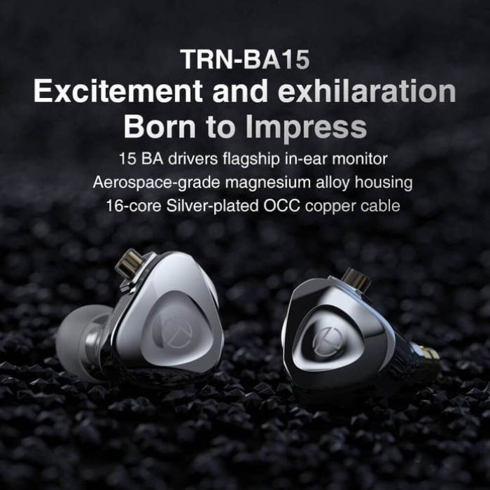 15BA搭載のフラッグシップIEM「TRN BA15」が発表されました - audio-sound @ hatena