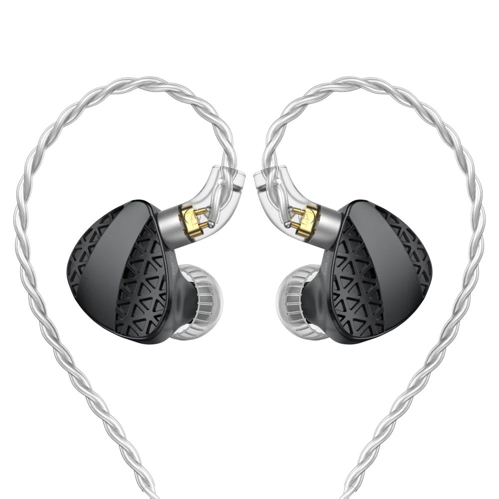 TRN MT3: Titanium-Coated 10mm Dynamic Driver New-Silicone Ear-Tips In ...