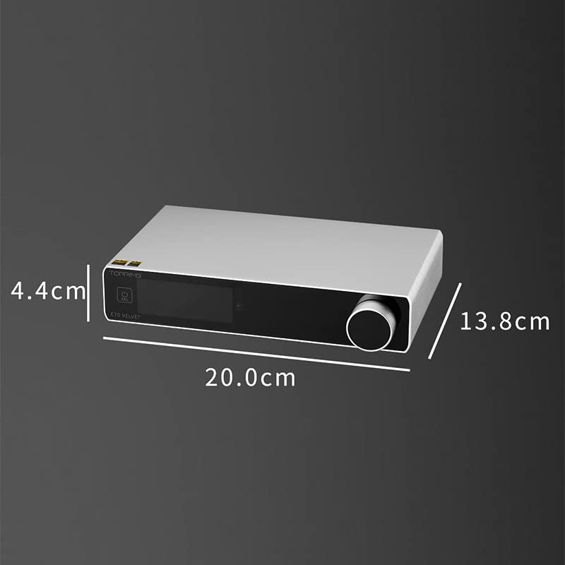 Topping E70 Velvet: Flagship Desktop DAC With AK4499EX+AK4191 Premium ...