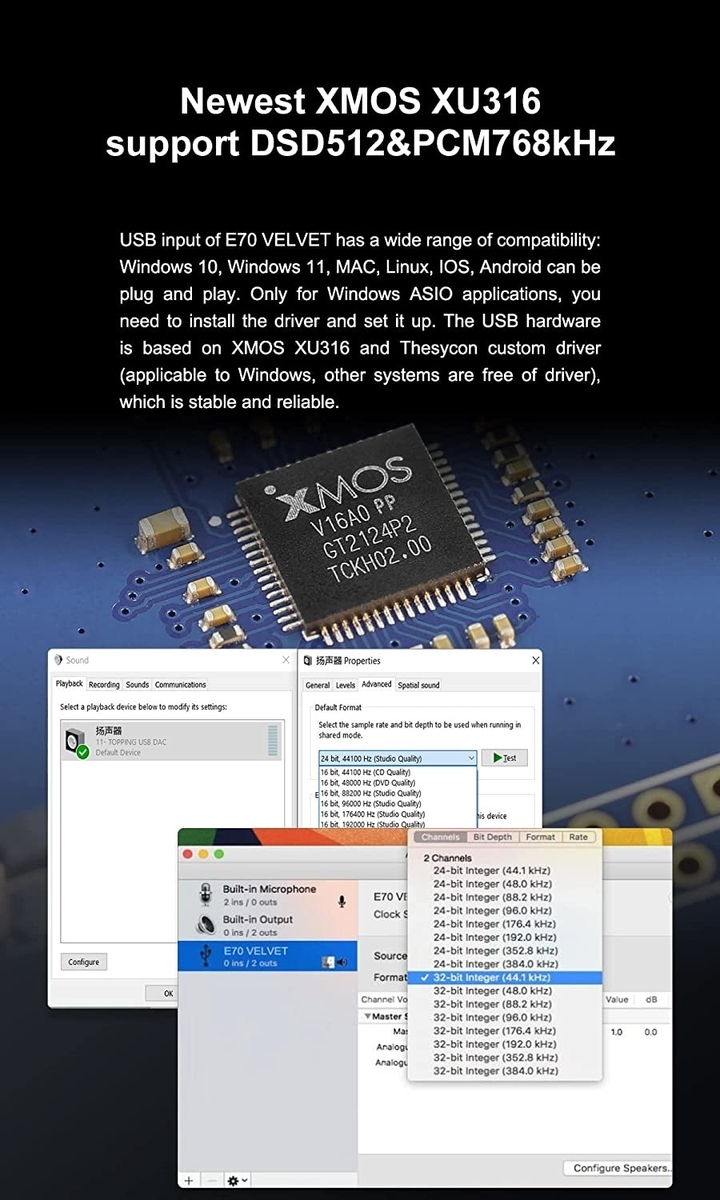 NEW! Topping E70 Velvet Flagship DAC With AK4499EX+AK4191 DAC Chips ...