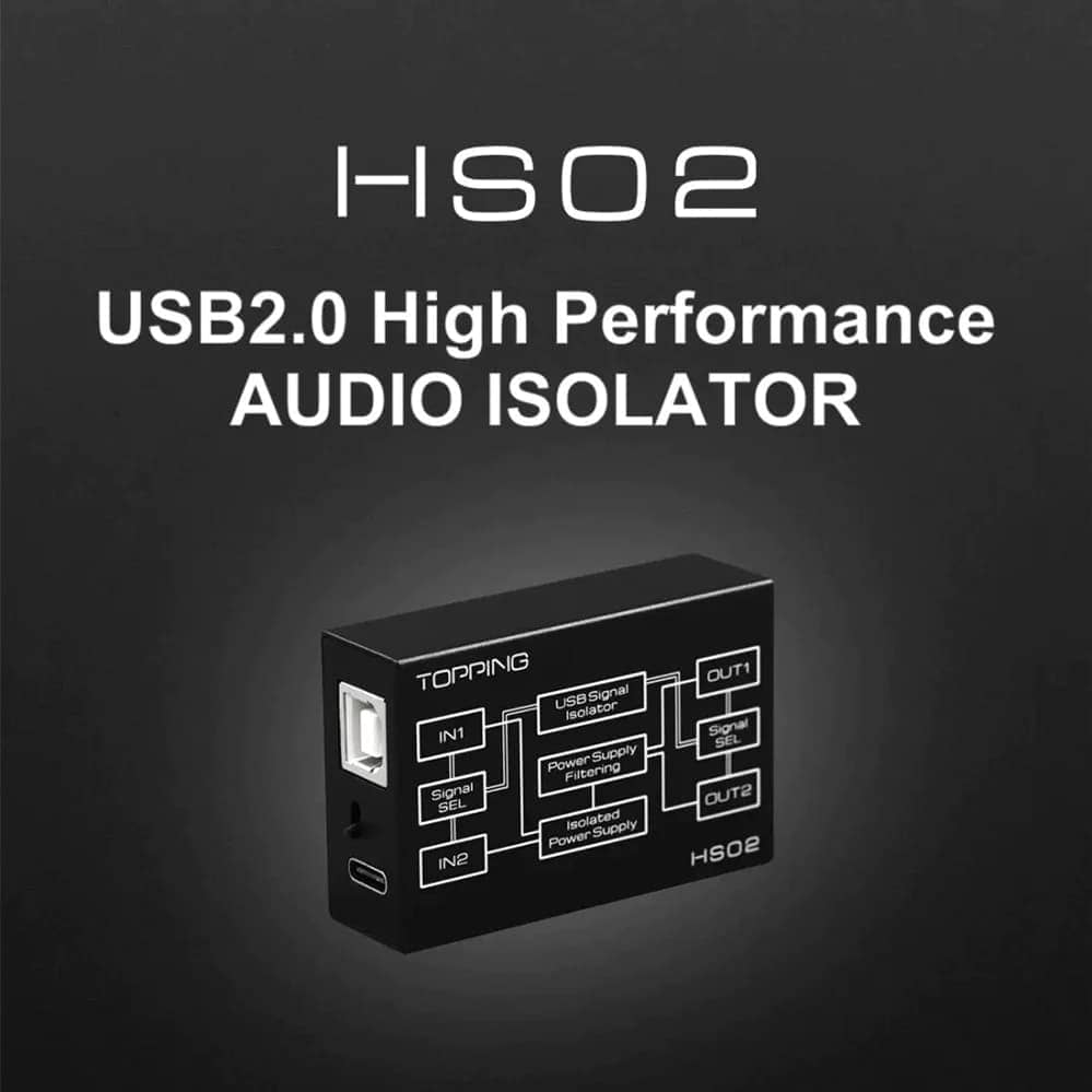 Topping HS02: Brand New High-Speed USB 2.0 Isolator For Desktop Audio ...