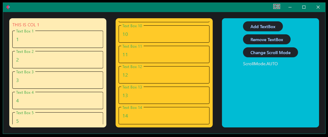 スクロールバーを使いたい1 - C#ATIA