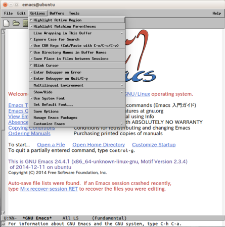 Emacs をいろんな X ツールキットでビルドしてみた - kanizaのブログ