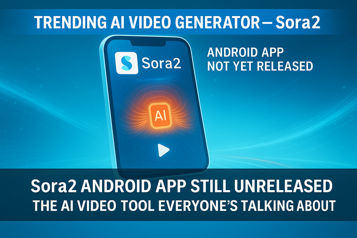 Sora2 Android App Not Yet Released — The AI Video Generator Everyone’s Talking About - 簡単スタートを目指す