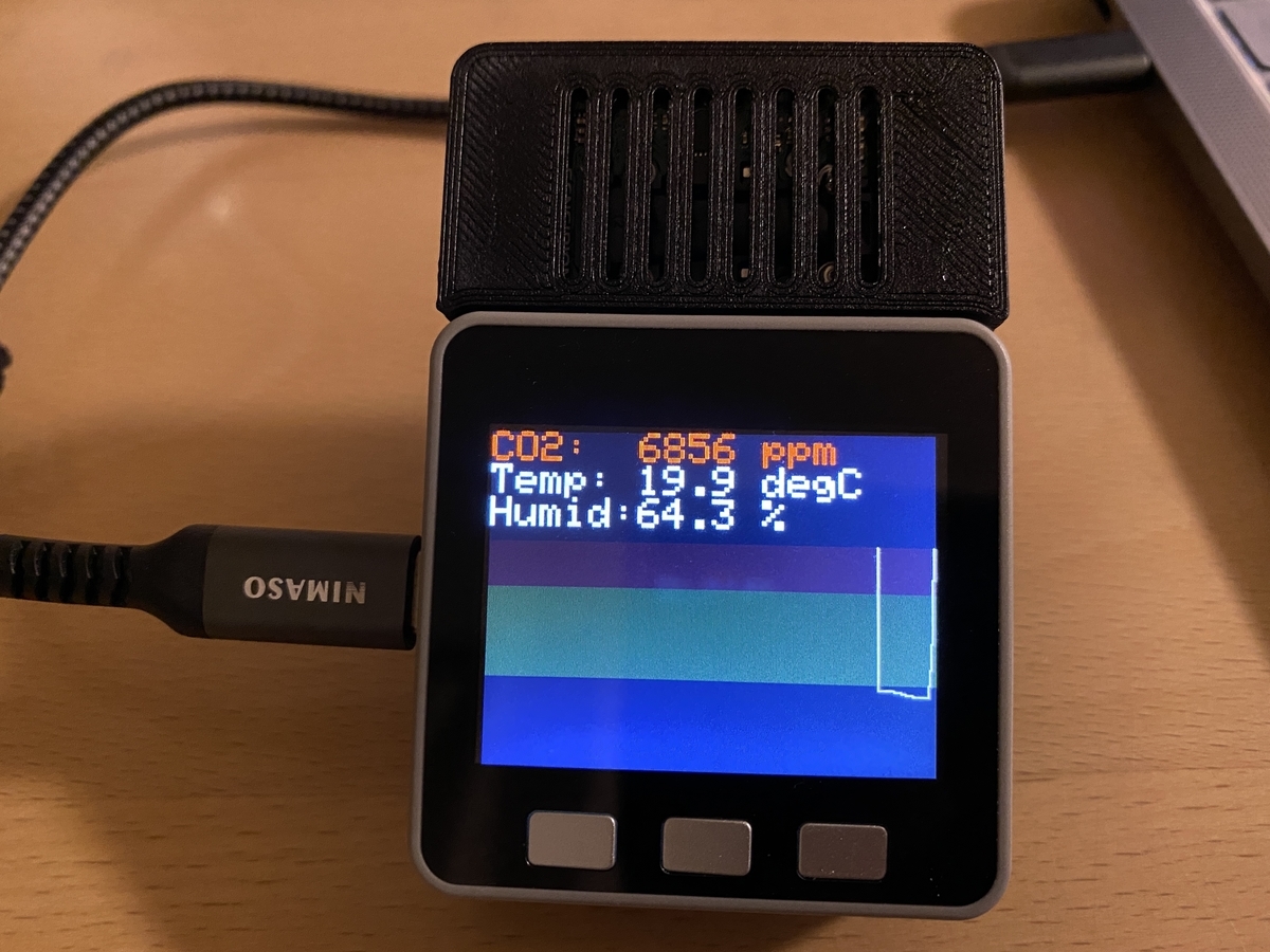 M5Stack用CO2モニターキットを買ってみました - karaage. [からあげ]