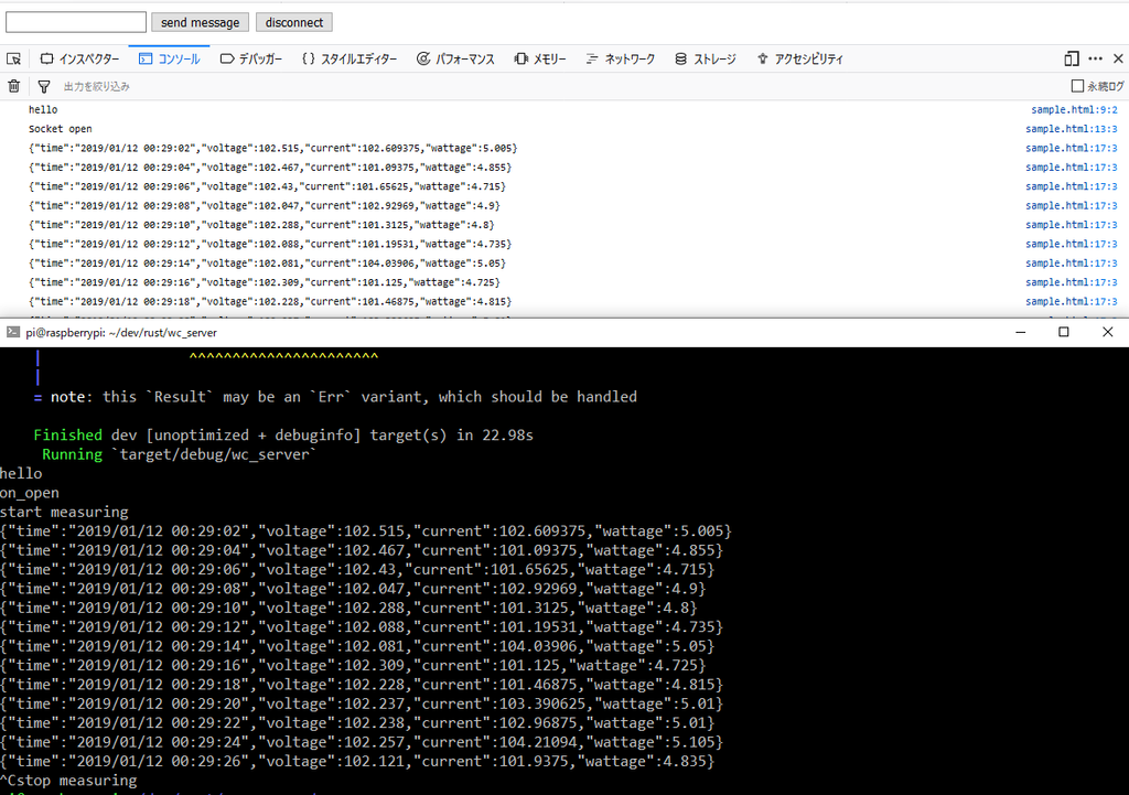 Rust websocket/Ryzen サーバー電力測定④ - e-tipsmemo