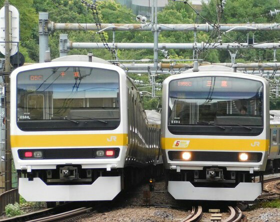 間もなく見られ無くなる！中央総武緩行線の209系500番台とE231系電車の離合シーン - kazuhiko19680908’s blog