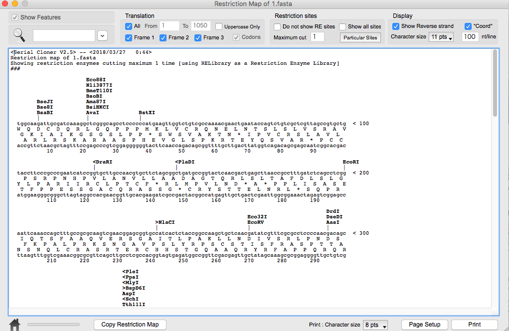 DNA解析ソフト2 Serial Cloner - macでインフォマティクス