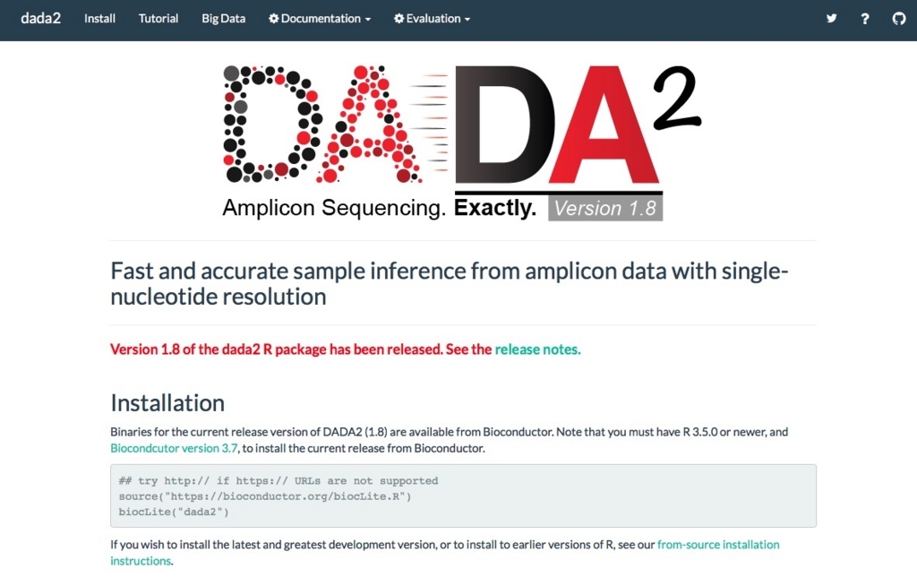 DADA2 - macでインフォマティクス