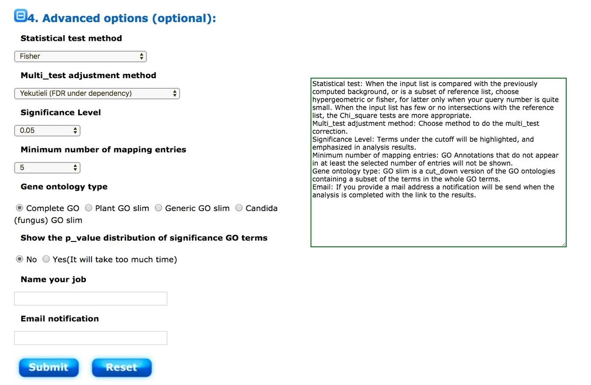 GO enrichment解析データベース agriGO v2.0 - macでインフォマティクス