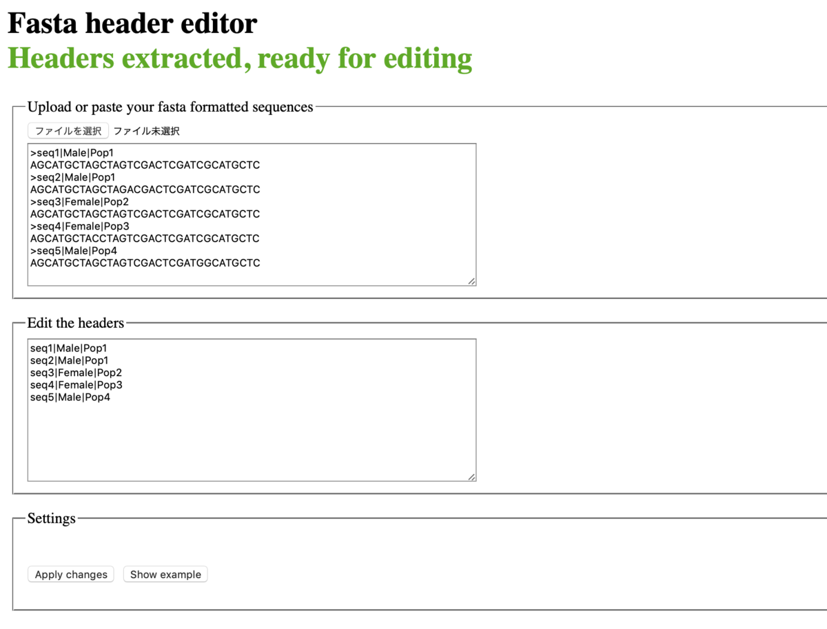 FASTA配列のオンラインツールボックス FaBox - macでインフォマティクス
