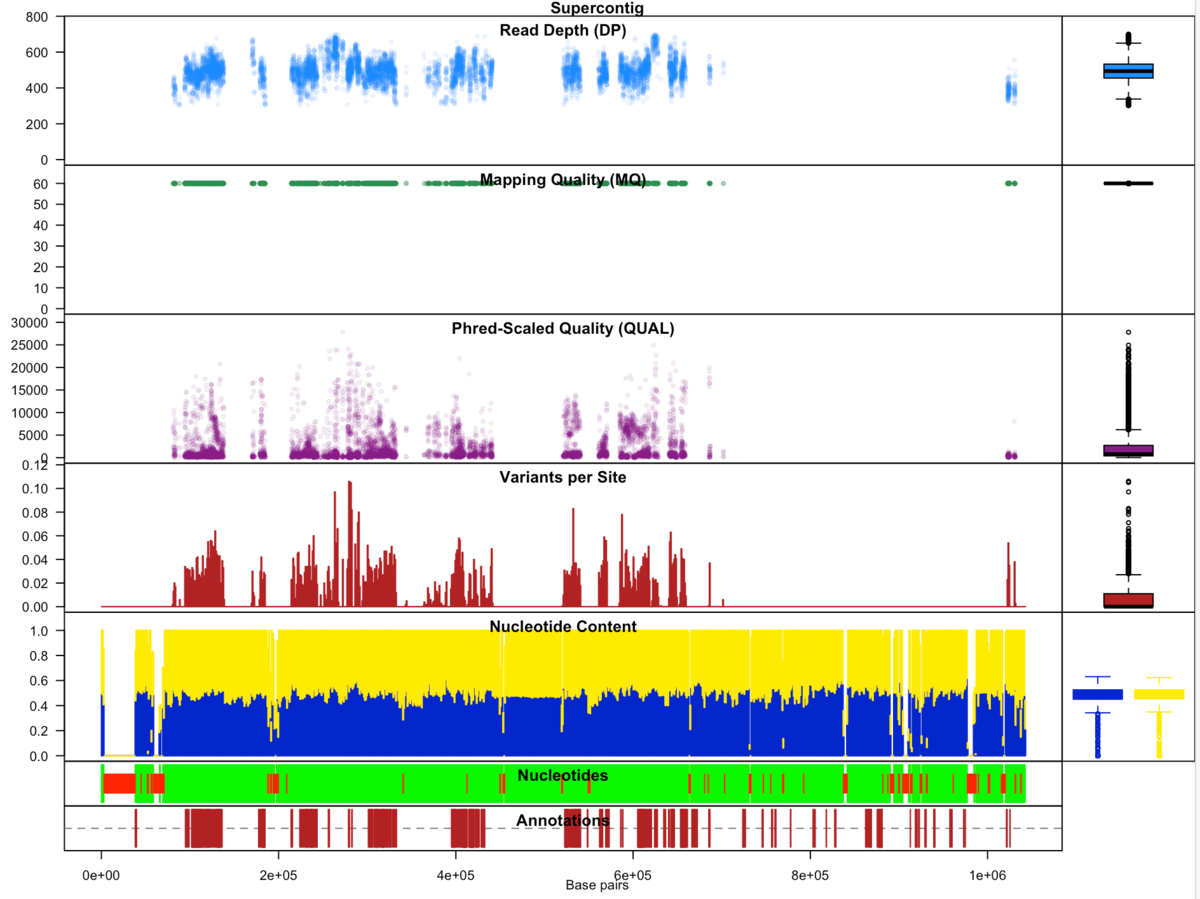VCFファイルを分析するCRANパッケージ vcfR - macでインフォマティクス