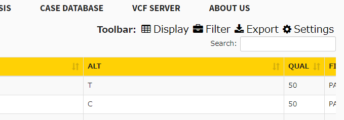 バリアントデータのマイニングと管理のためのウェブベースの可視化ツール VCF-Server - macでインフォマティクス