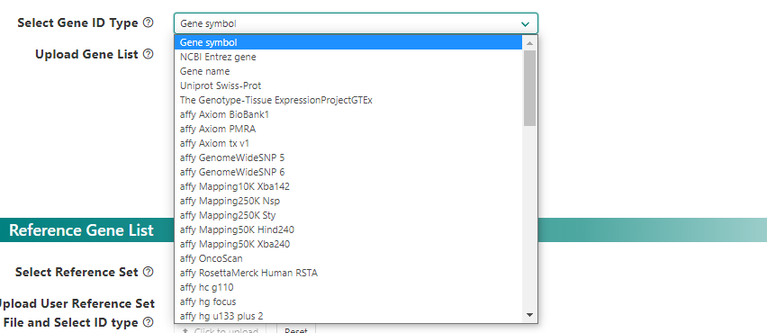 機能的エンリッチメント解析のためのウェブツール WebGestalt - macでインフォマティクス