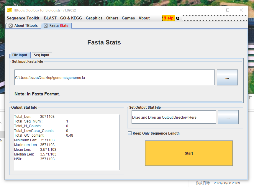 HTSデータを扱う様々なツールをGUIインターフェースで統合した TBtools - macでインフォマティクス