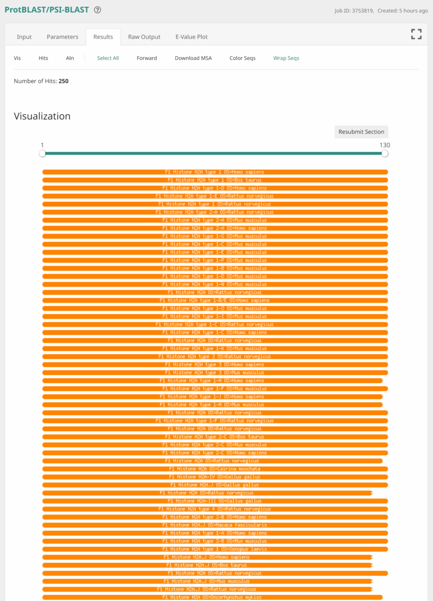 MPI Bioinformatics ToolkitのPSI-BLASTサービス - macでインフォマティクス
