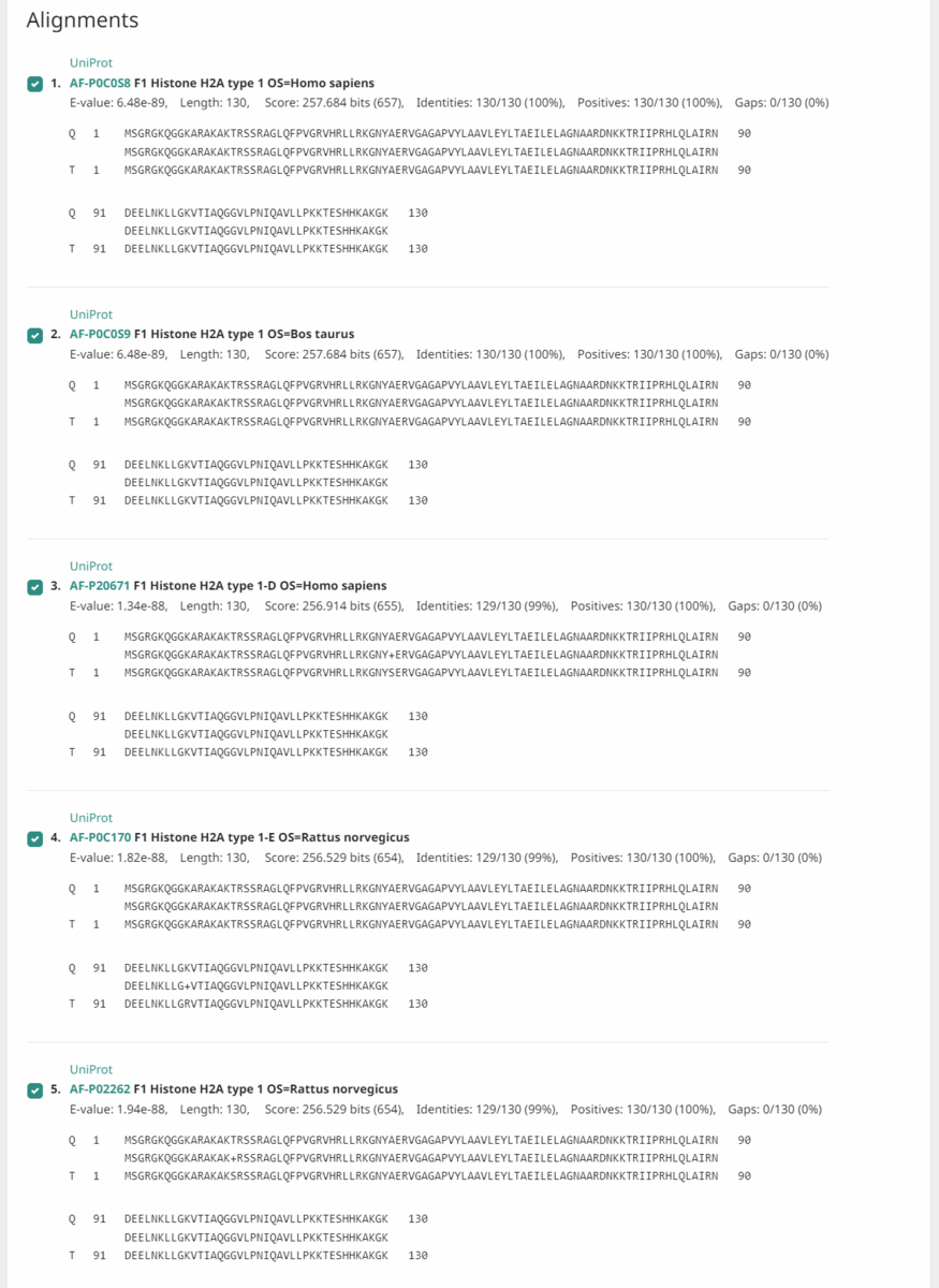 MPI Bioinformatics ToolkitのPSI-BLASTサービス - macでインフォマティクス