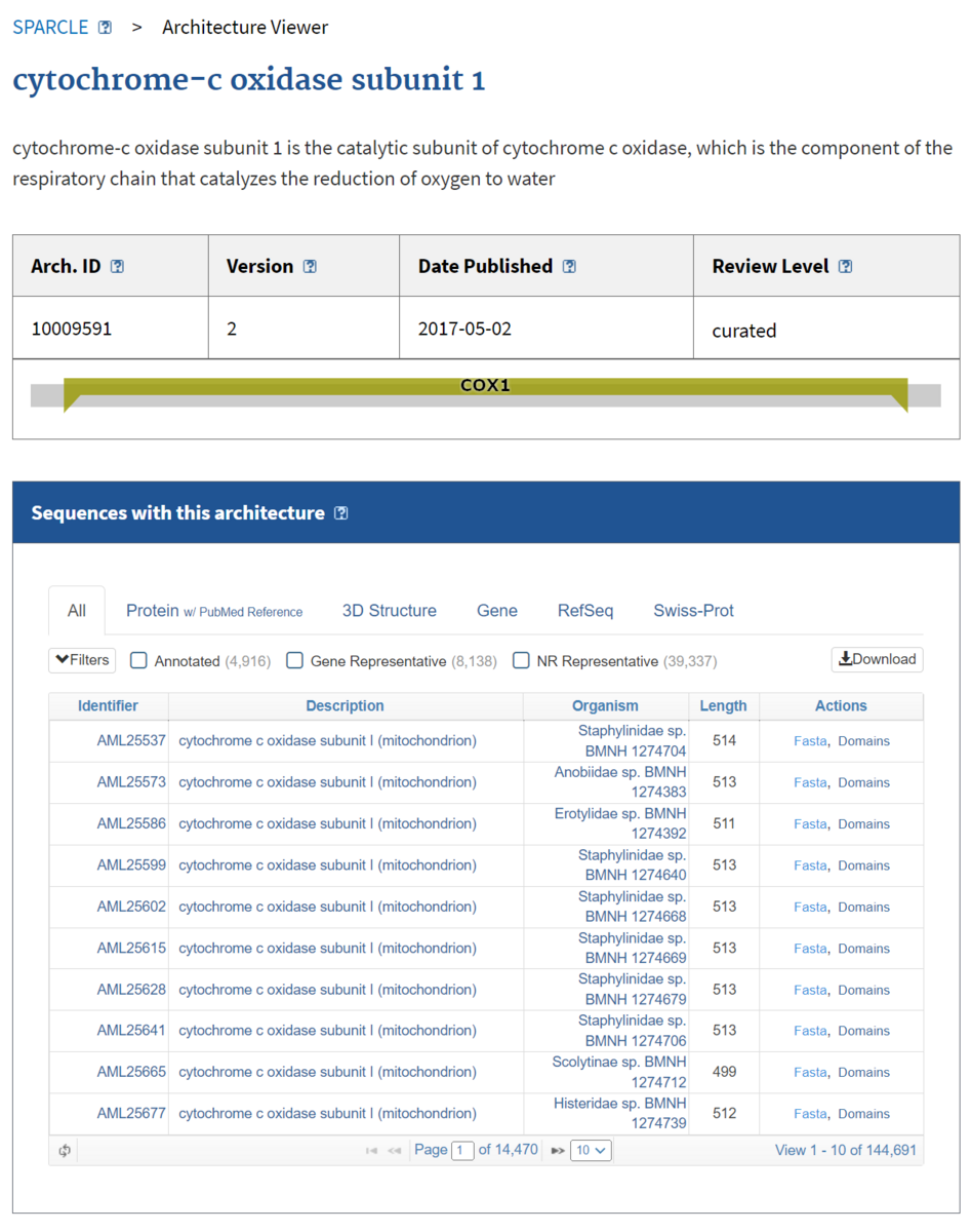 保存されているタンパク質ドメインを検索するNCBIの CD-Search - macでインフォマティクス