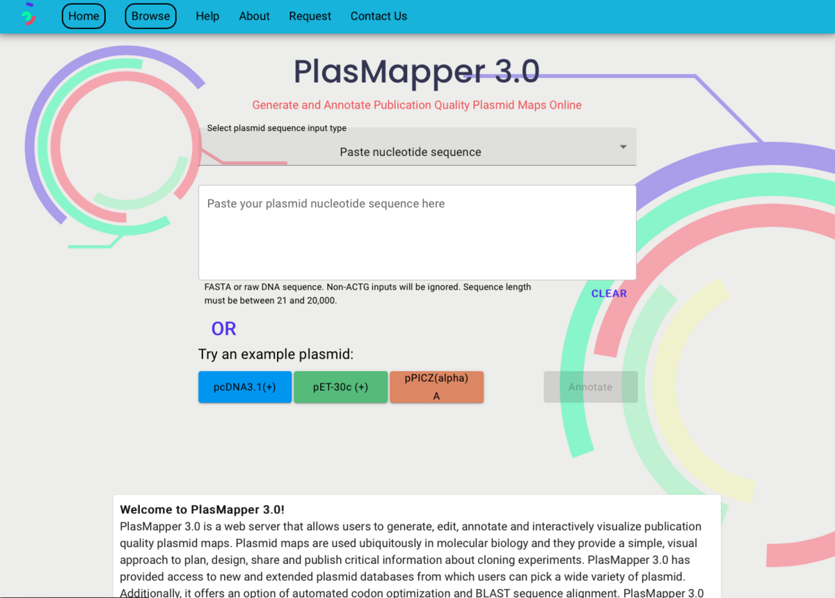 出版品質のプラスミドマップを生成、編集、注釈、視覚化するためのウェブサーバー PlasMapper 3.0 - macでインフォマティクス