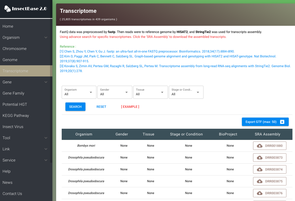 昆虫の包括的遺伝子リソース InsectBase 2.0 - macでインフォマティクス