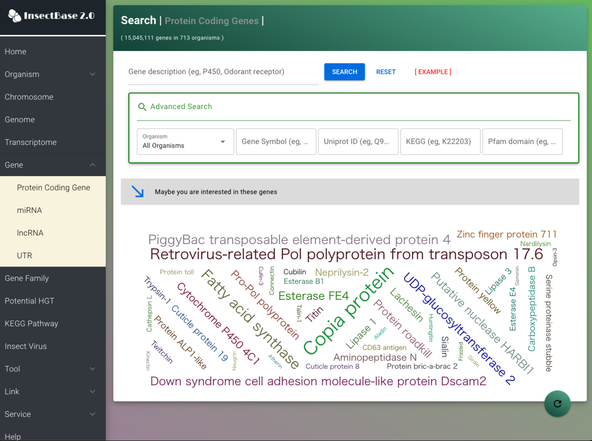 昆虫の包括的遺伝子リソース InsectBase 2.0 - macでインフォマティクス