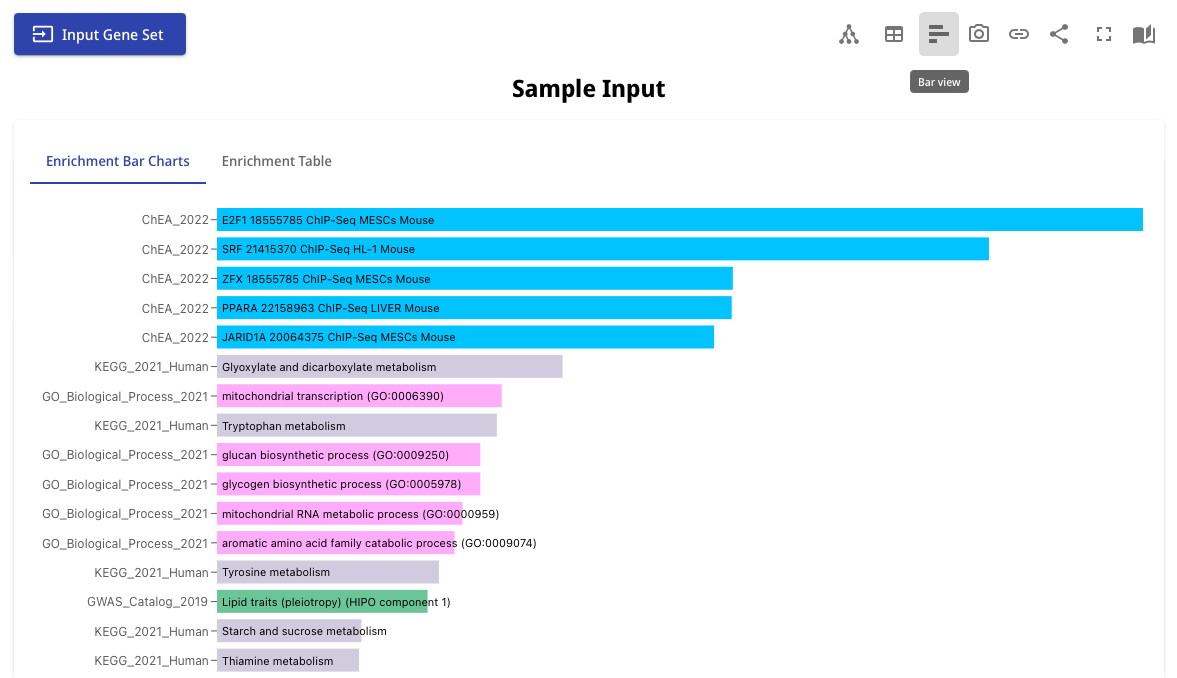 複数のライブラリにまたがるエンリッチメント解析を行う Enrichr-KG - macでインフォマティクス