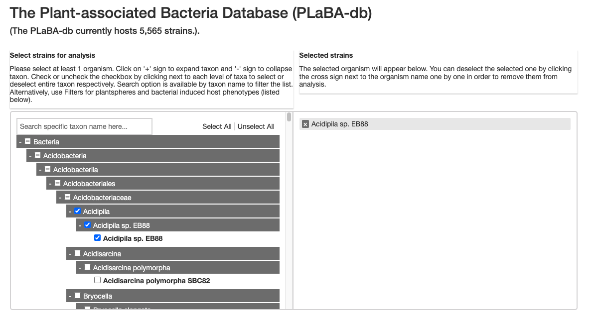 植物関連細菌の植物生長促進能を解析するための包括的なウェブリソース PLaBAse - macでインフォマティクス