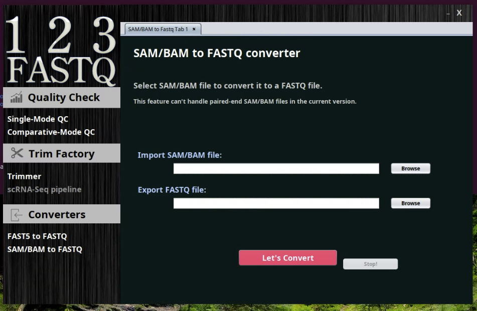 イルミナFASTQの直感的で効率的な前処理ツール 123FASTQ - macでインフォマティクス
