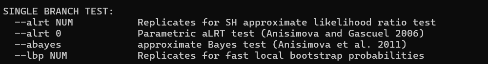 IQ-TREE 2 - macでインフォマティクス