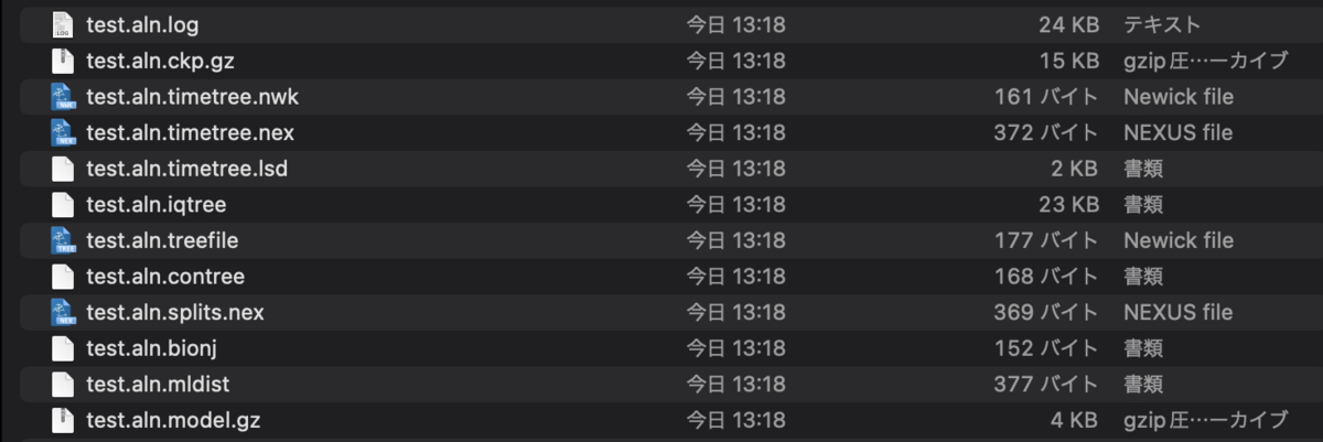IQ-TREE 2 - macでインフォマティクス