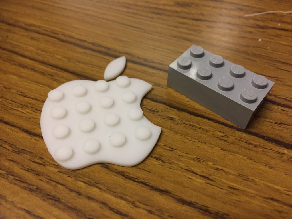 AppleロゴをLEGO化してみた - memorandums