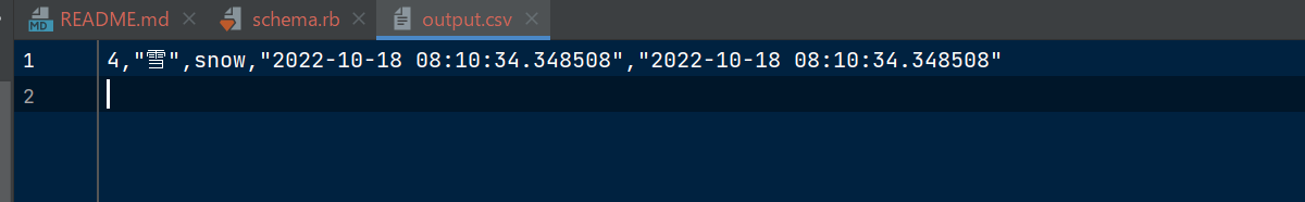 RailsのSQLite3テーブルをCSVでインポート/エクスポートする - ケイ太のDX備忘日記